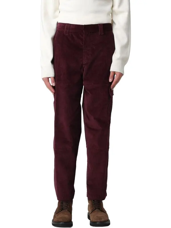 PAOLO PECORA Pants - Burgundy