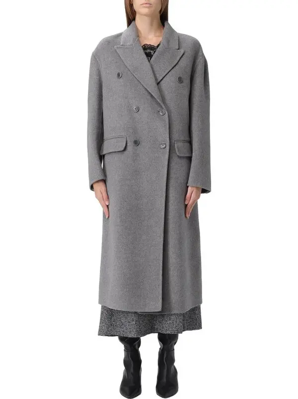 Ermanno Scervino Double-breasted Coat - Black