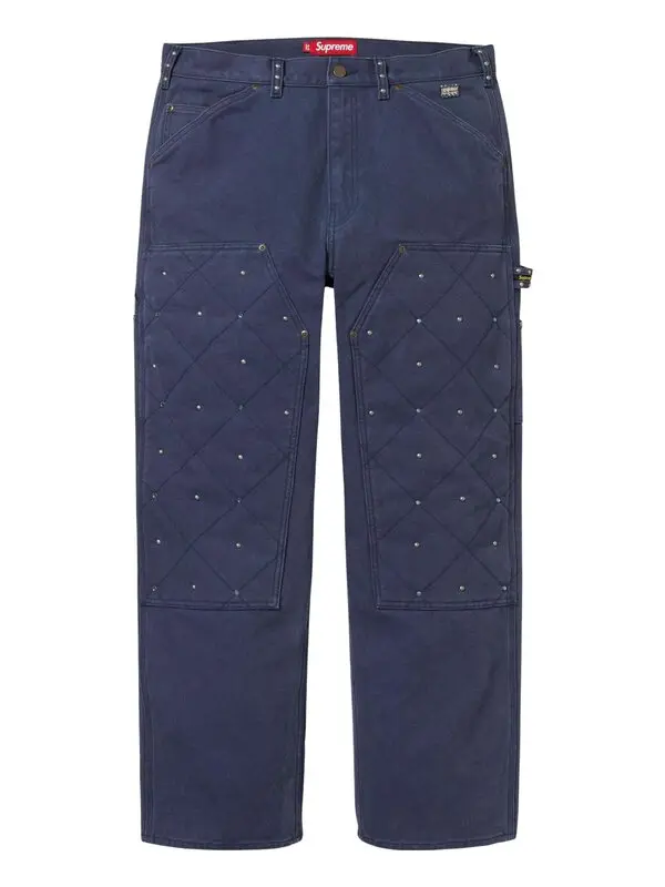 Supreme X B.b. Simon Quilted Double Knee Painter Pant - Blue