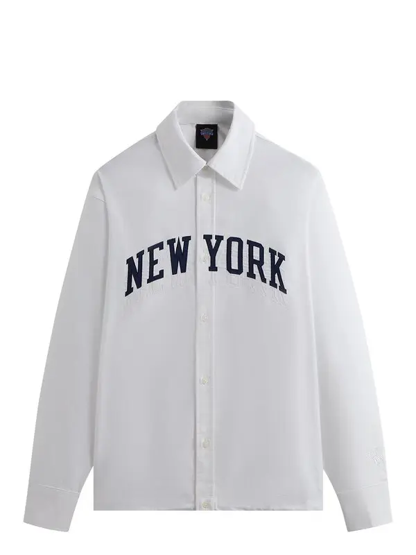 Kith For The New York Knicks Carson Buttondown - White