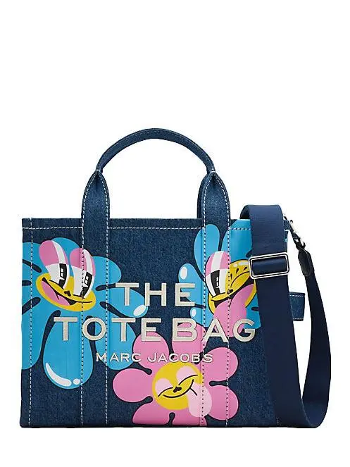 Marc Jacobs X Hattie Stewart The Medium Denim Tote Bag - Medium Wash Multi