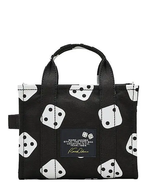 Marc Jacobs X Derrick Adams Small Canvas Tote Bag - Black/white
