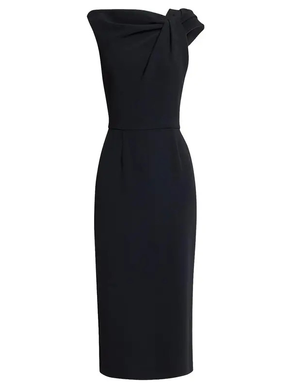 Givenchy Draped Sleeveless Midi Dress - 155-butter