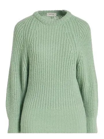 Agnona Light Wool And Cashmere Crewneck Sweater - Green