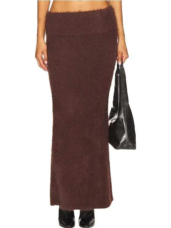 SEVEN WONDERS Anneliese Maxi Skirt - Chocolate