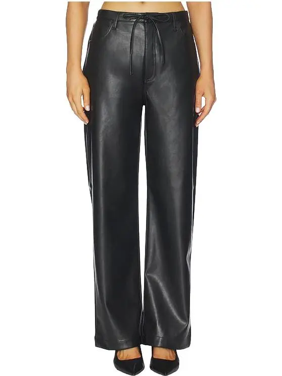 Rag & Bone Phoebe Faux Leather Pant - Black