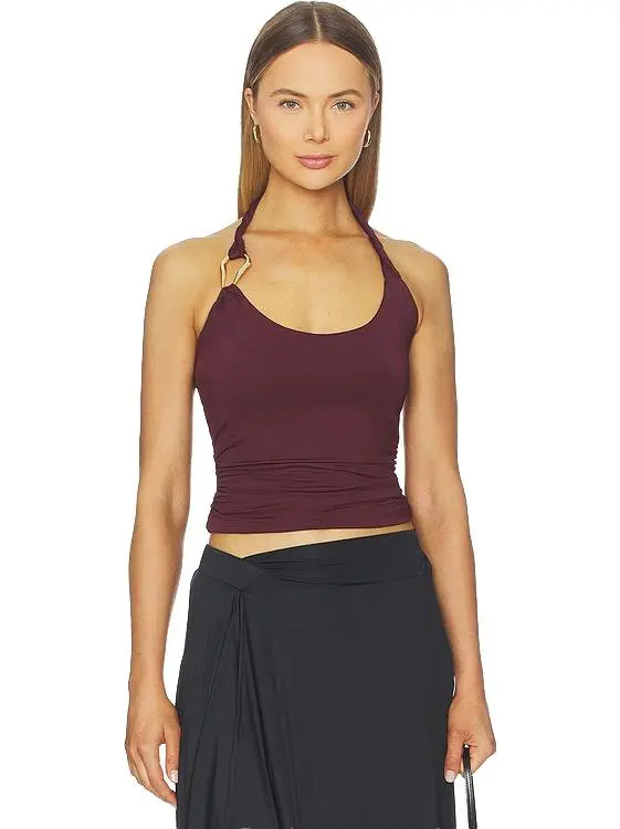 SNDYS Ash Tank Top - Cabernet