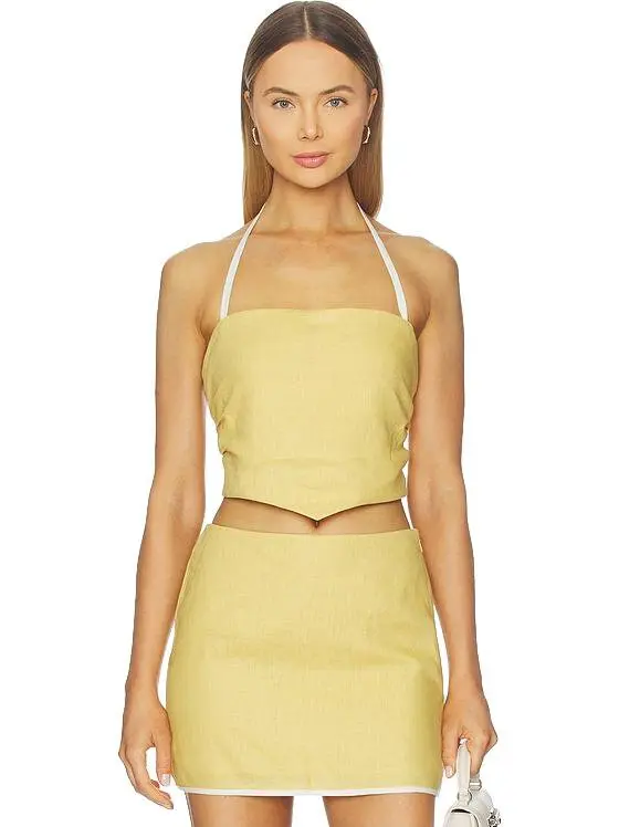 SIR. Carlotta Scarf Cami - Raffia