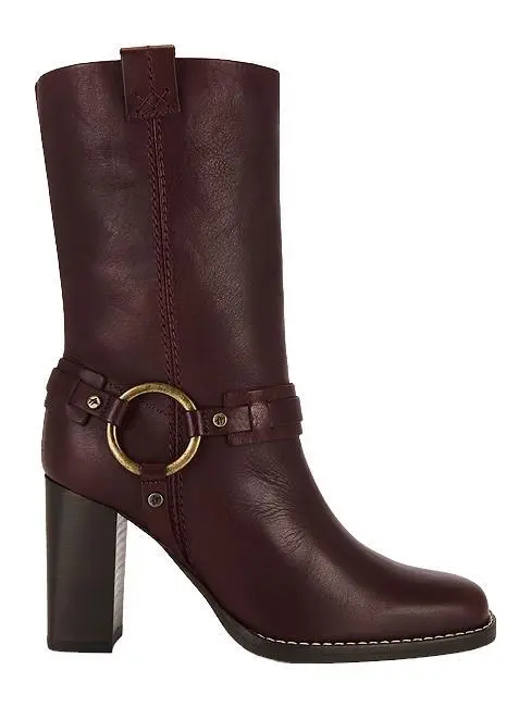 Free People Hayden Harness Boots - Cabernet