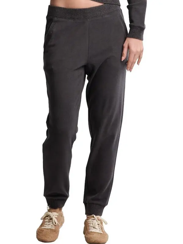 Barefoot Dreams Brushed Fleece Joggers - Carbon