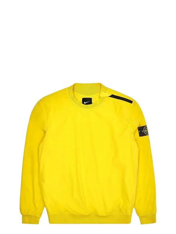Nike X Stone Island Golf Crewneck Sweatshirt - Yellow