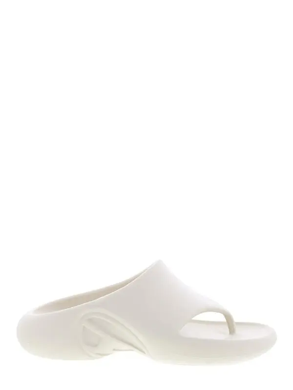 Diesel Samaui Xin Thong Sandals - White/high Risk Red