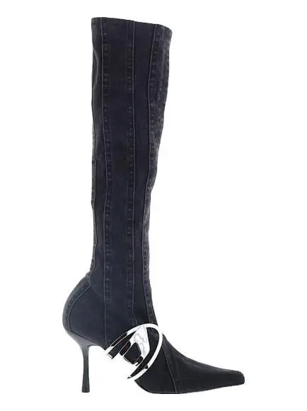 DIESEL D-eclispe Kbt Knee High Boot - Black