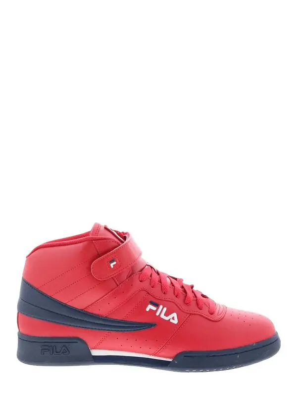 FILA F13v High-top Sneakers - Varsity Red/navy Blue/white
