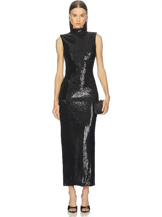 MICHAEL COSTELLO X Revolve Maeva Maxi Dress - Black