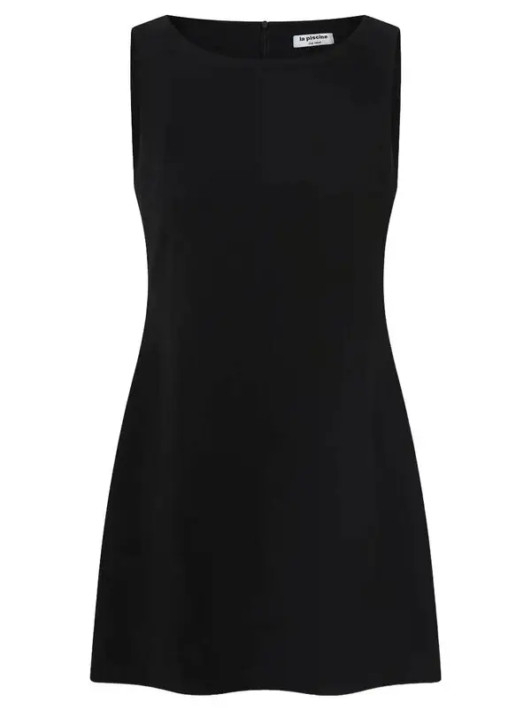 LA PISCINE Sleeveless Mini Dress - Black