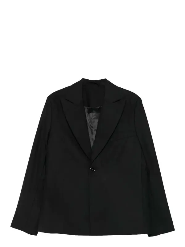 Séfr Single-breasted Blazer - Black