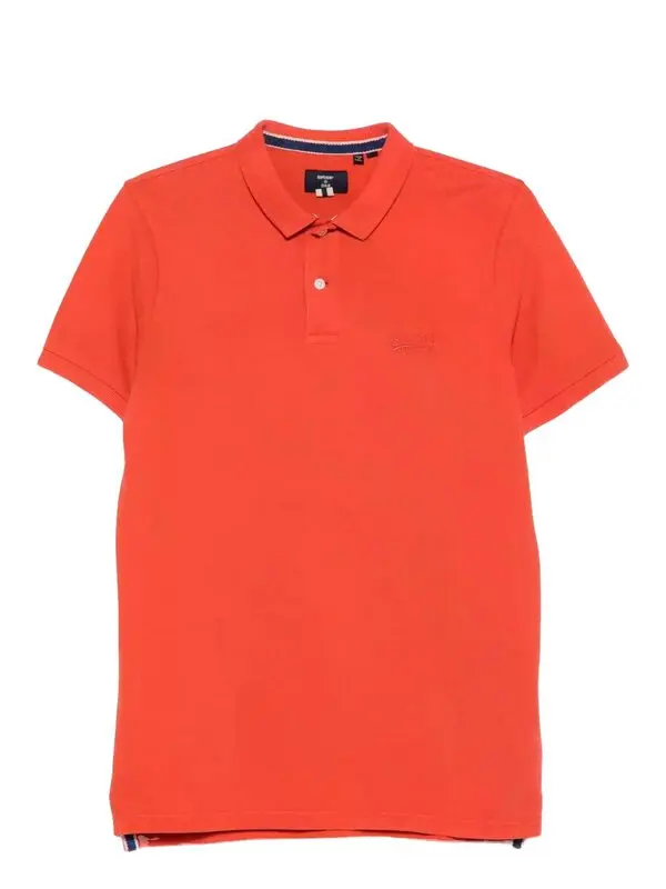 Superdry Cotton Polo Shirt - Red