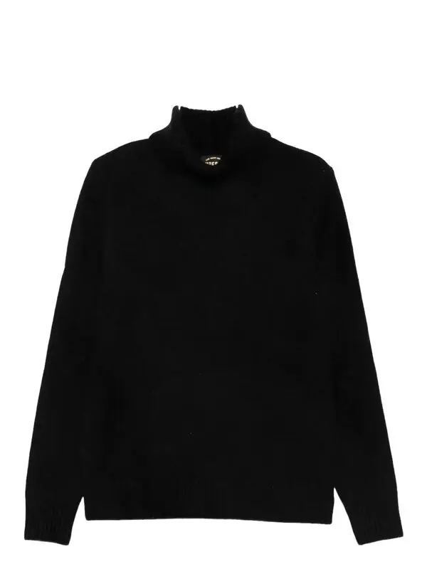 Superdry Roll Neck Sweater - Black