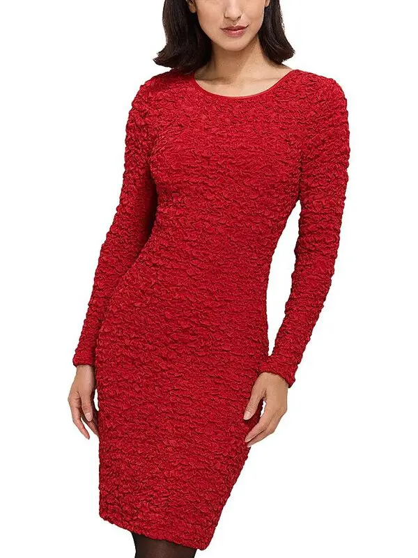 PHASE EIGHT Eliza Textured Dress - Red