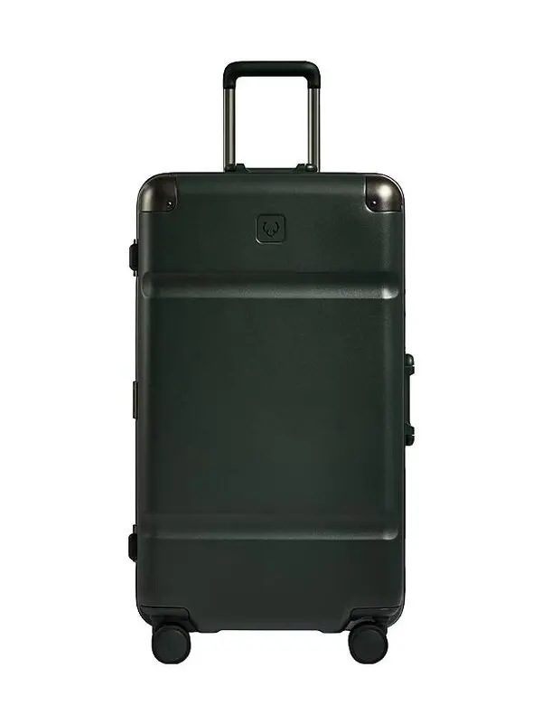 ANTLER Heritage Stripe Wheeled Trunk - Dark Green