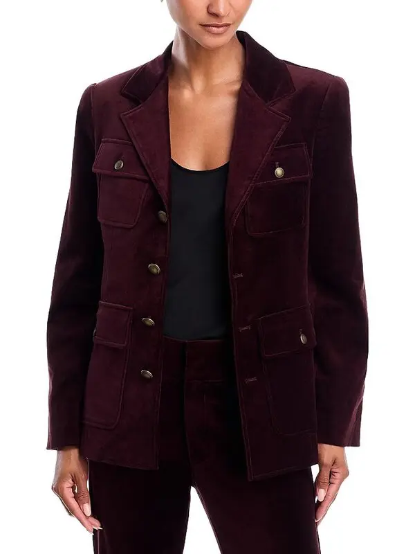 Paige Reign Blazer - Aubergine