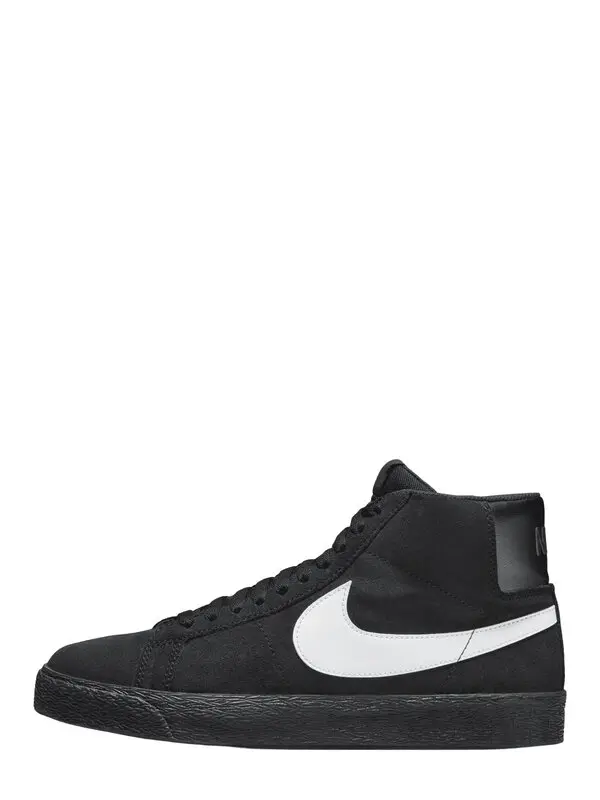 Nike Zoom Blazer Mid Skate Shoes - Black