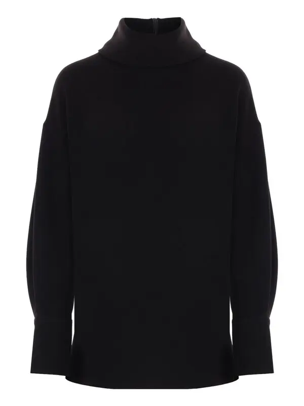 Alberto Biani High-neck Jumper - Black