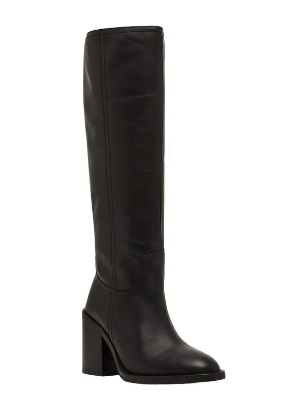 Blondo Waterproof Knee High Boot - Black Leather