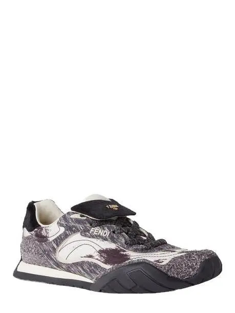 Fendi Flow Low-top Sneakers - F1ty6 Vul/ice Grey/ner/pan