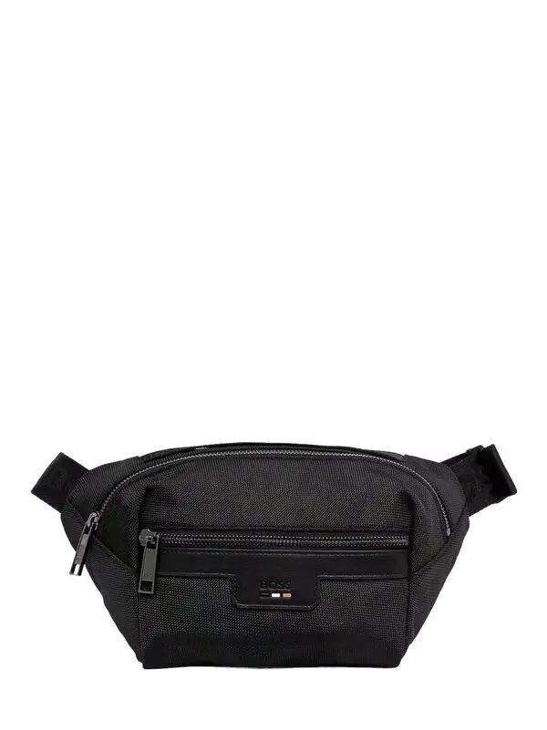 BOSS Zippered Belt Bag - Black