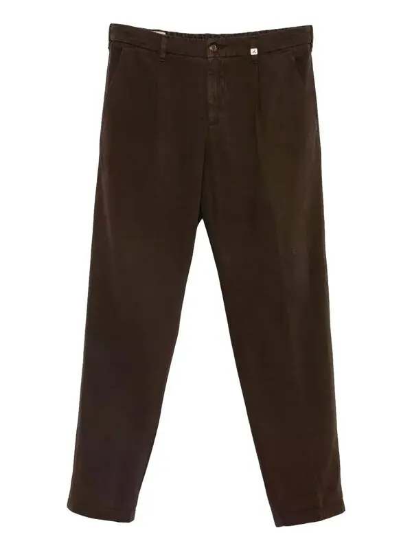 MYTHS Pleated Trousers - Brown