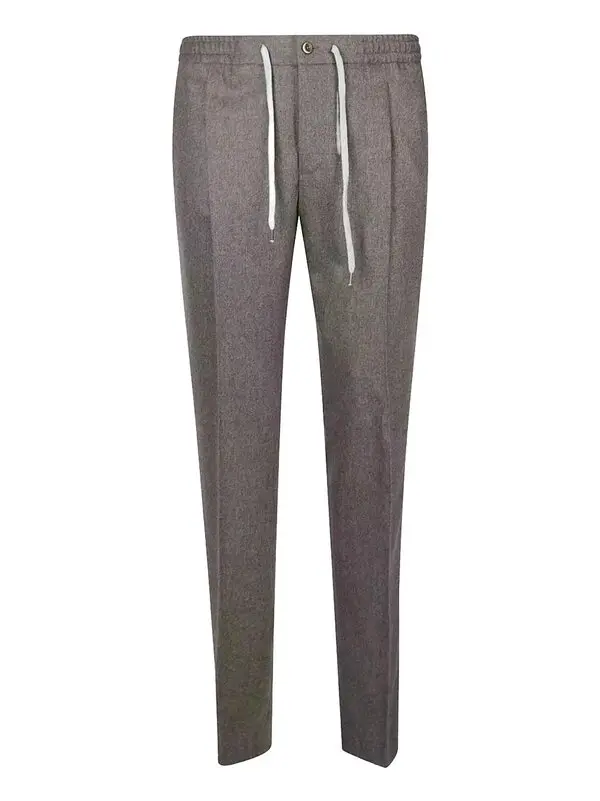 PT TORINO Wool Trousers - Brown