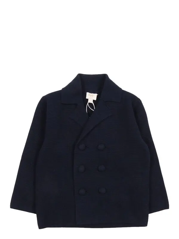 IL GUFO Double Breasted Jacket - Blue