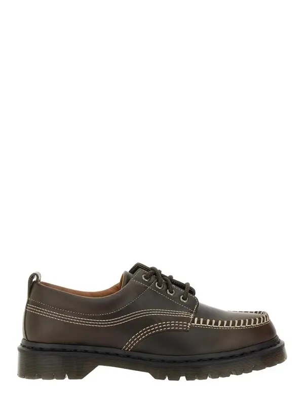 Dr. Martens Lace-up Lowell Moc Toe Shoes - Brown