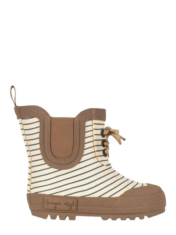 KONGES SLØJD Stripe Boots - Beige