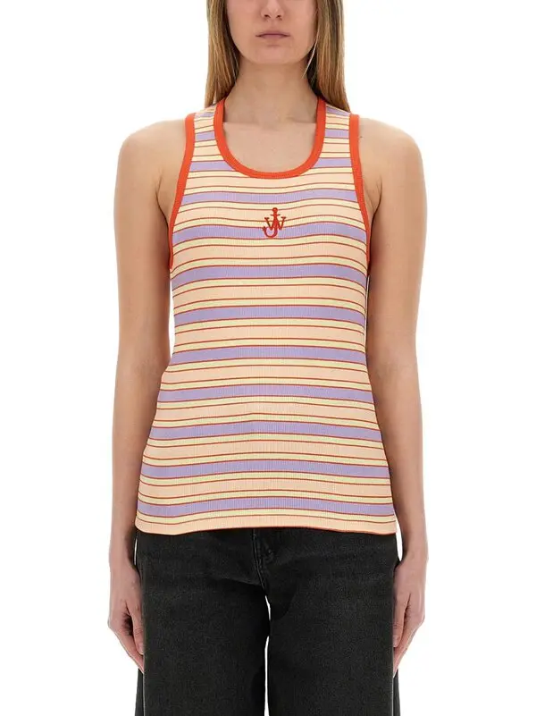 JW Anderson Striped Tank Top - Multicolour
