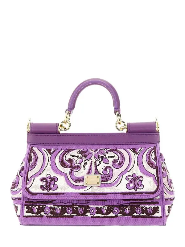 Dolce & Gabbana Small Sicily Bag - Purple
