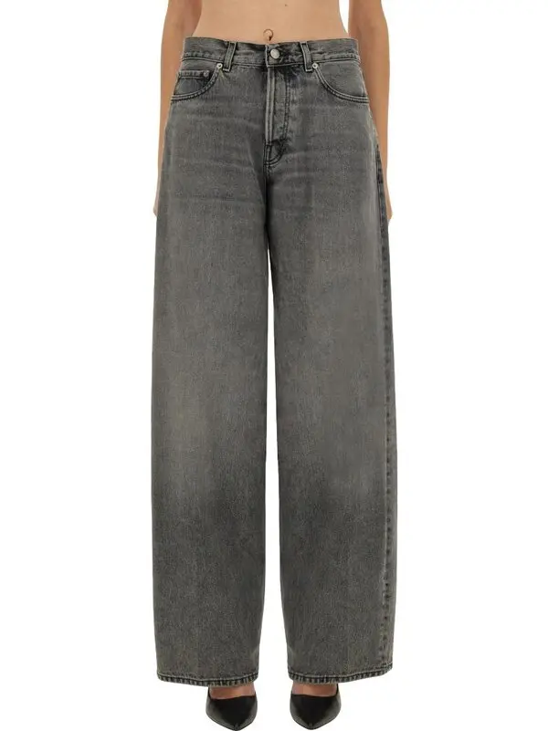 HAIKURE Bethany Wide Leg Jeans - Grey