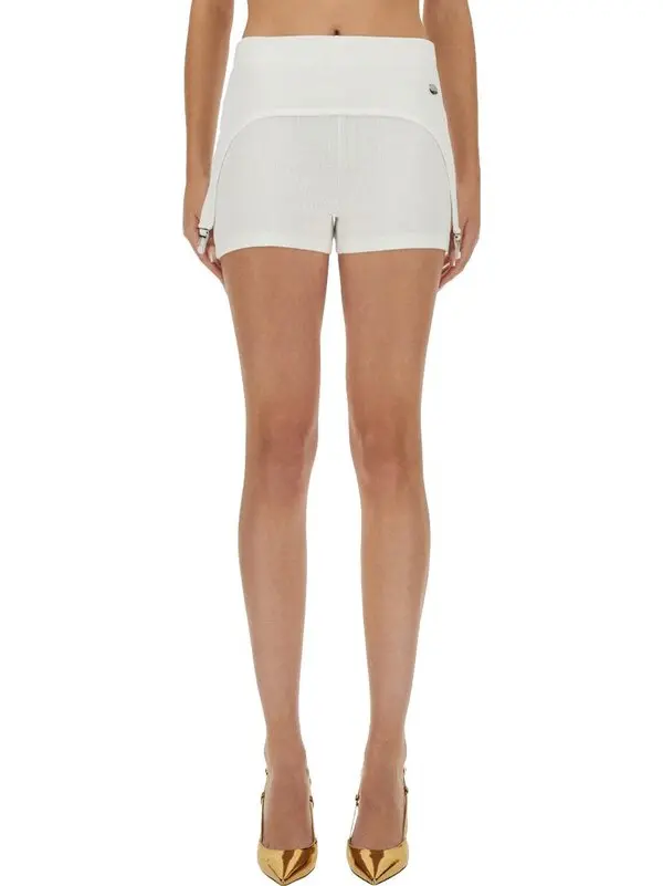 Jean Paul Gaultier Mini Shorts - White
