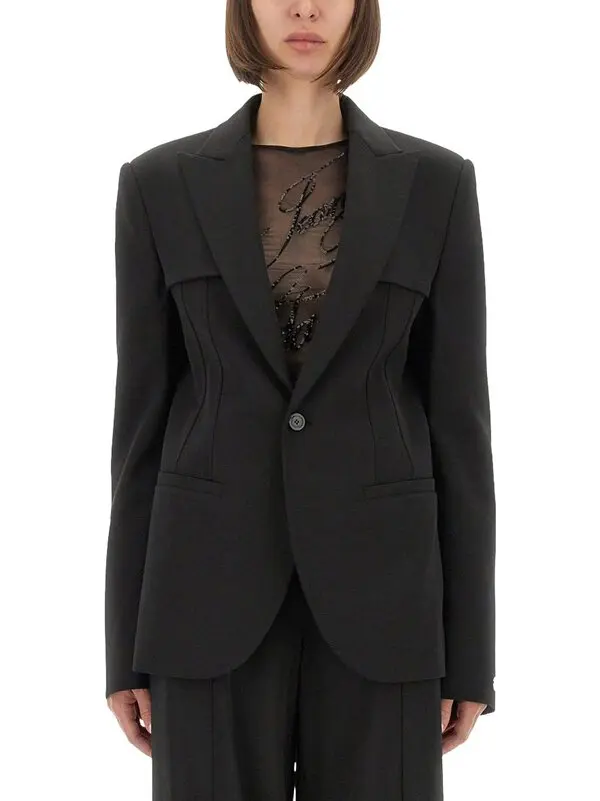 Jean Paul Gaultier Tailored Jacket - Black