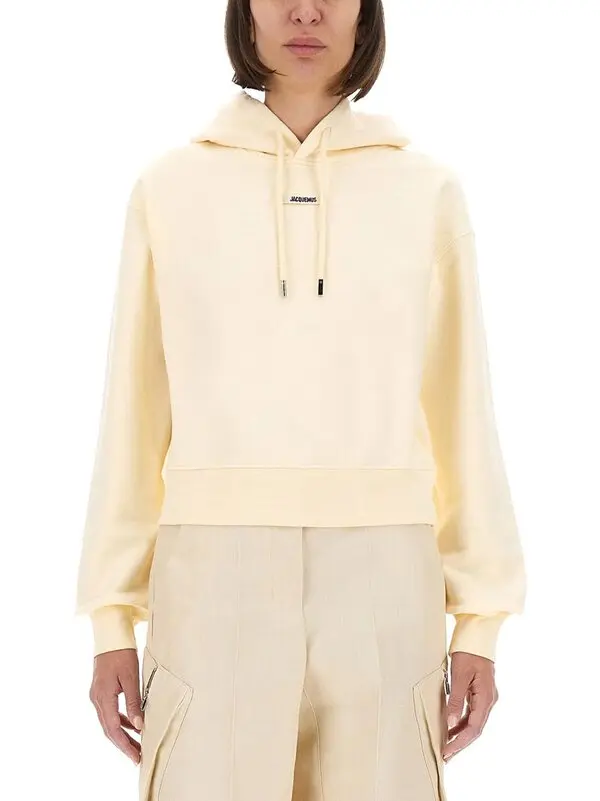Jacquemus Grosgrain Hoodie - Beige