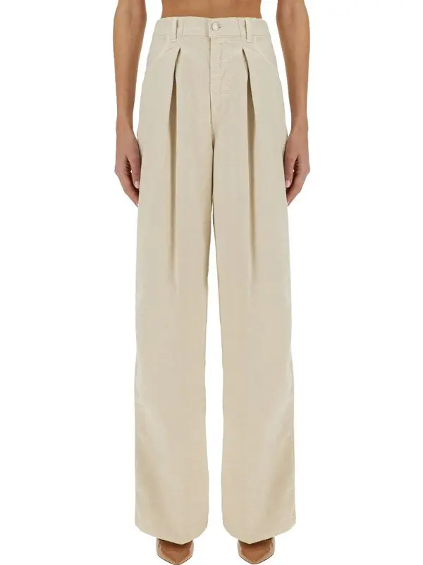HAIKURE Wide Leg Jeans - Beige