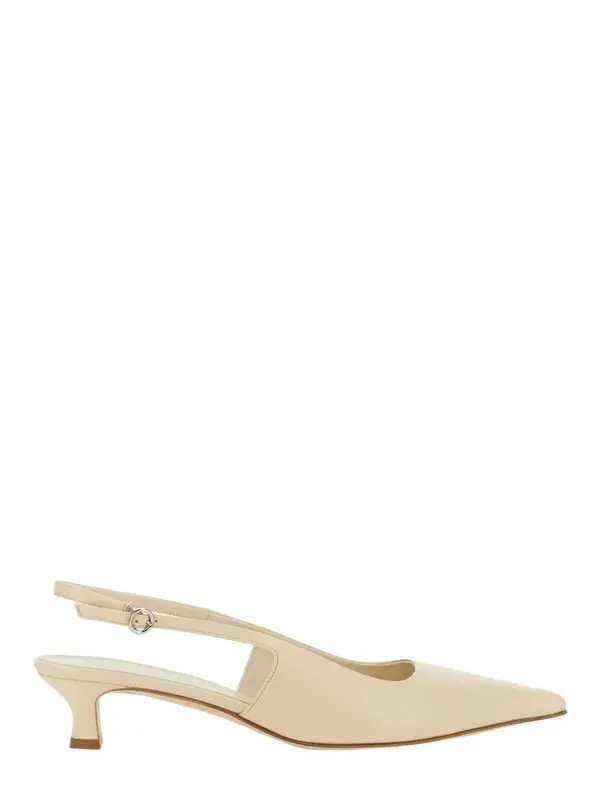 AeydĒ Catrina Slingbacks - White