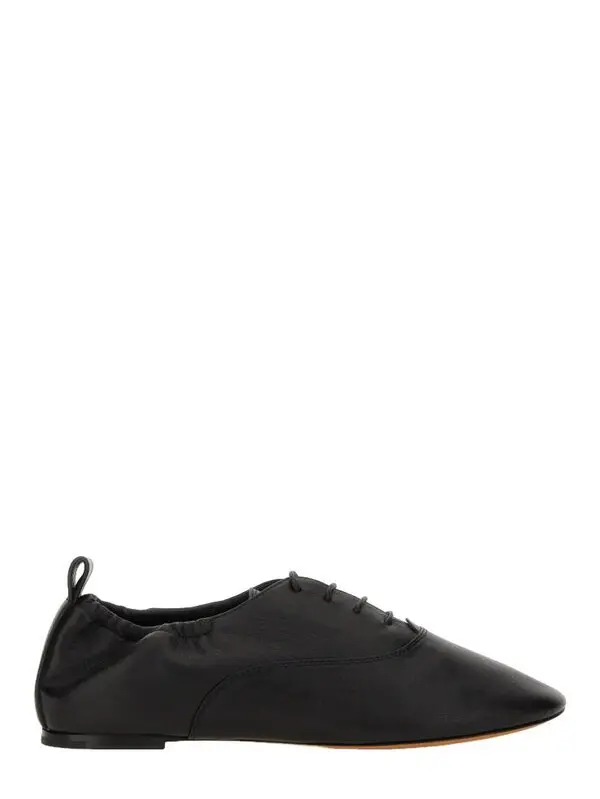 LANVIN Lace-up Slipper - Black