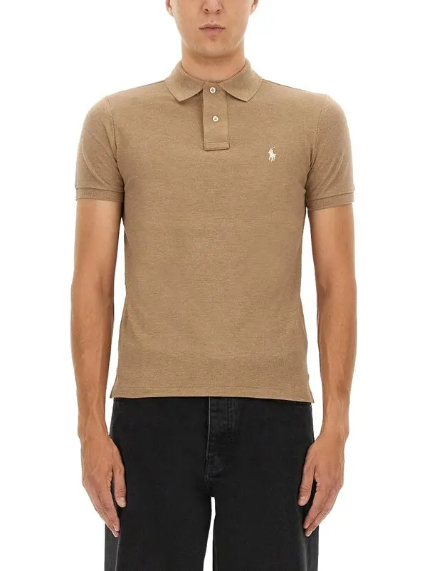 Polo Ralph Lauren Cotton Polo - Beige