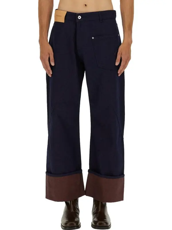 JW Anderson Twisted Workwear Jeans - Blue