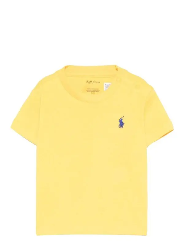 Polo Ralph Lauren T-shirt With Logo - Yellow
