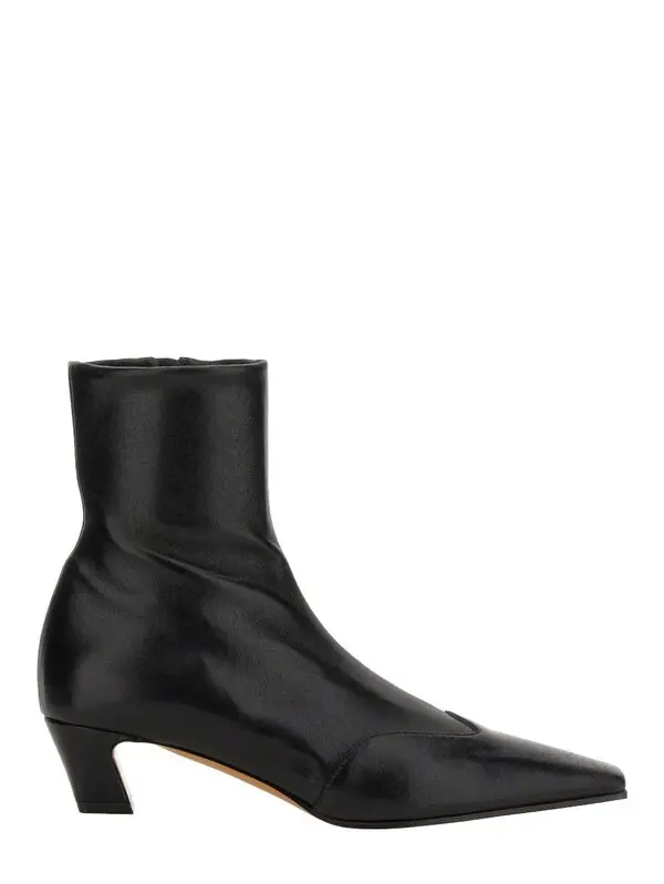 Khaite Low Stretch Boots - Black