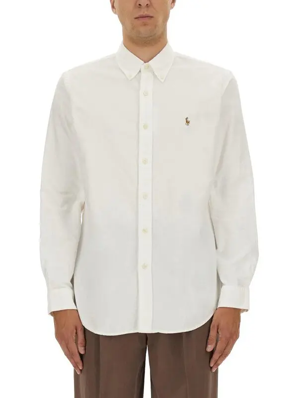 Polo Ralph Lauren Oxford Custom' Shirt - White
